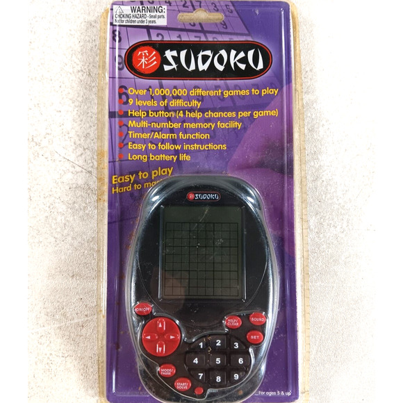 Sudoku | Toys | Sudoku Electronic Handheld Portable Number Puzzle Game ...